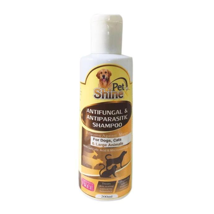 Pet Shine Antifungal & Antiparasitic Shampoo 200ml | Pet Shop